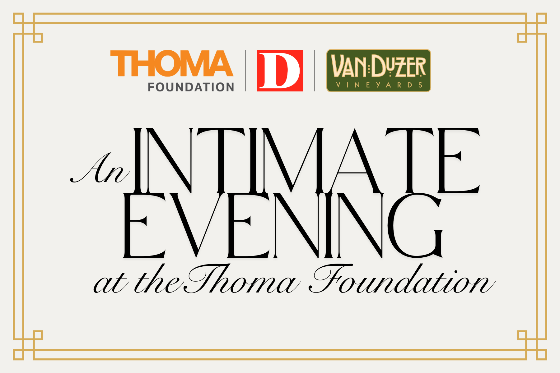 Thoma Foundation Subscriber Event – D Magazine Shop